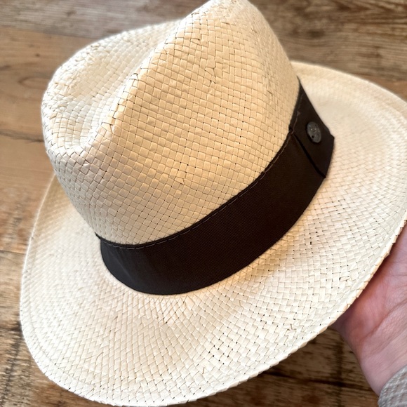 Accessories | Handmade Greek Straw Hat Fedora Ladies Small | Poshmark
